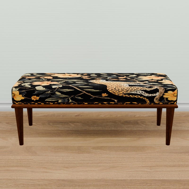 Leopard Bench - Etsy