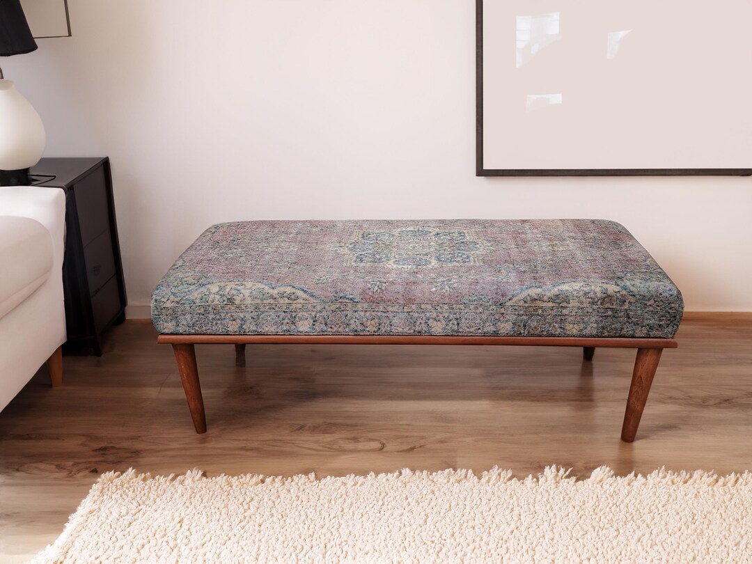 Blanket Bench, Wooden Bench, Bathroom Bench, Foyer Bench, Ottoman for ...