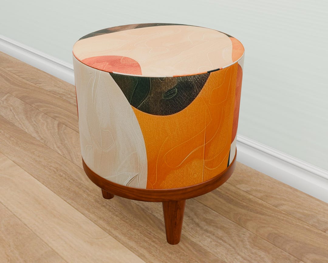 Trendy Footstool, Mudroom Decor, Kitchen Pouf Stool, High End Furniture ...