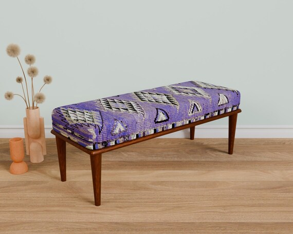 Purple Bedroom Bench
