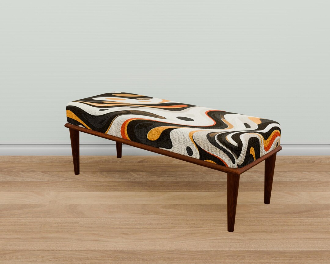 Modern Home Bench, Medallion Bench, Eclectic Bench, Utility Furniture ...