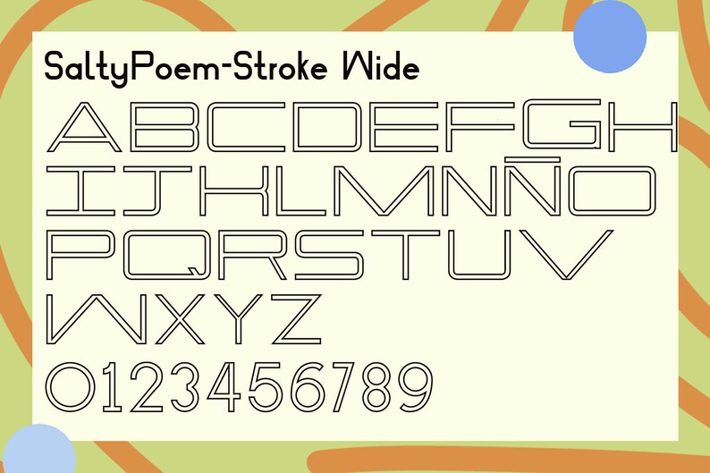 Salty Poem Font - Etsy