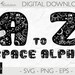 Space Alphabet SVG | Space Themed Letters SVG | Spaceship Svg ...