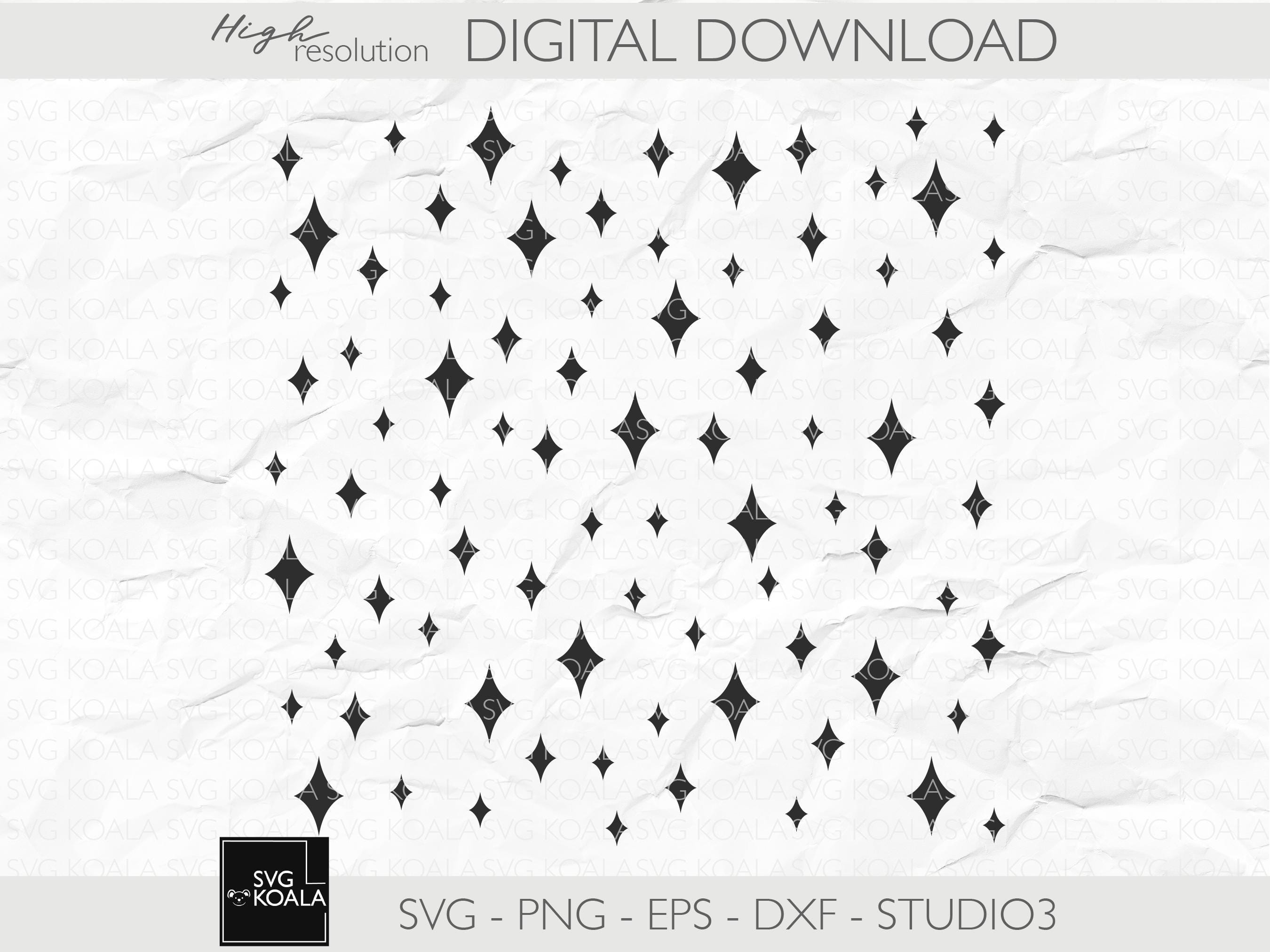 Seamless Stars Pattern Svg Bundle 1 Stars Background Svg Seamless