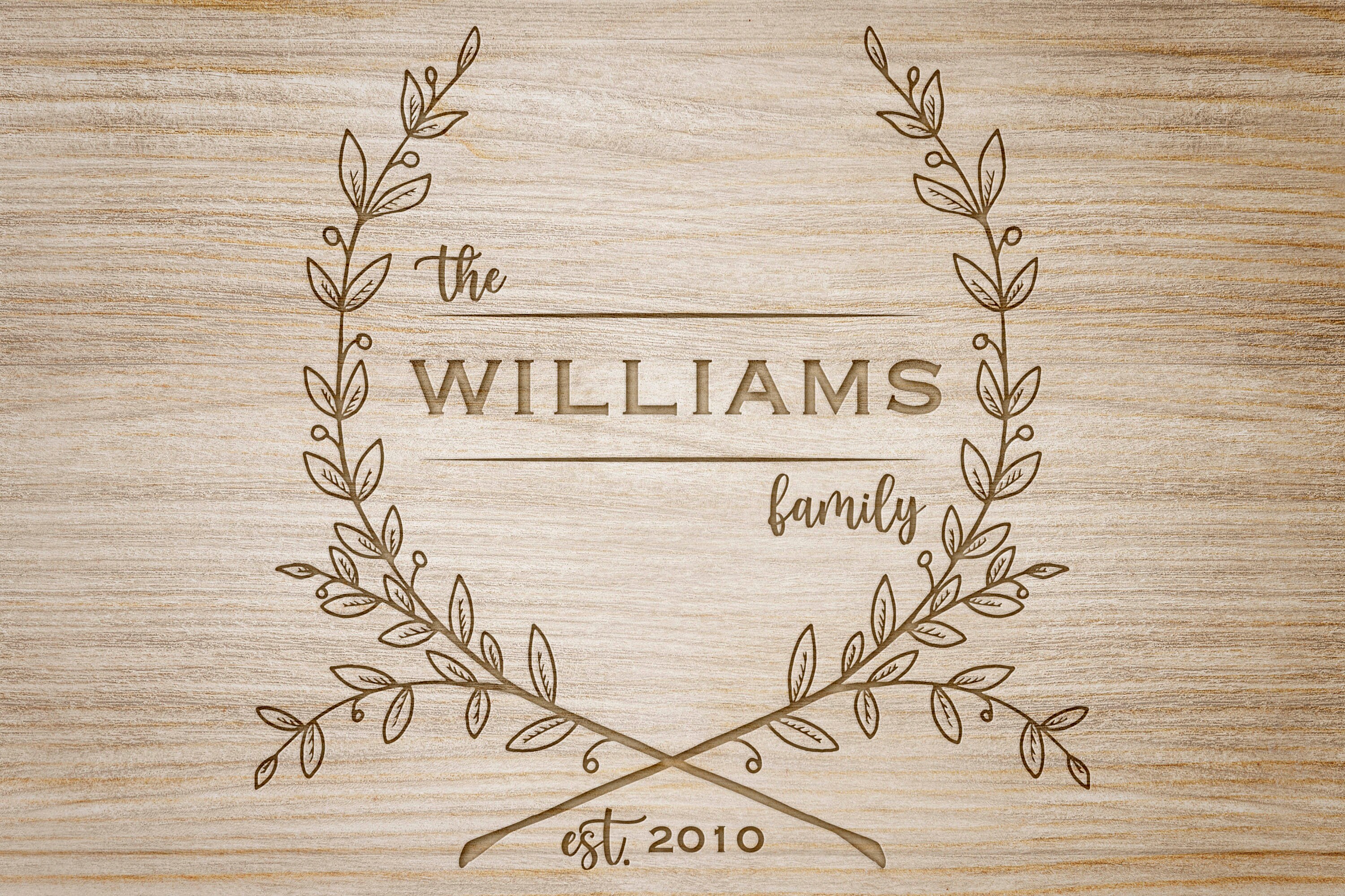 Family Name Monogram SVG Bundle Family Name SVG Family - Etsy