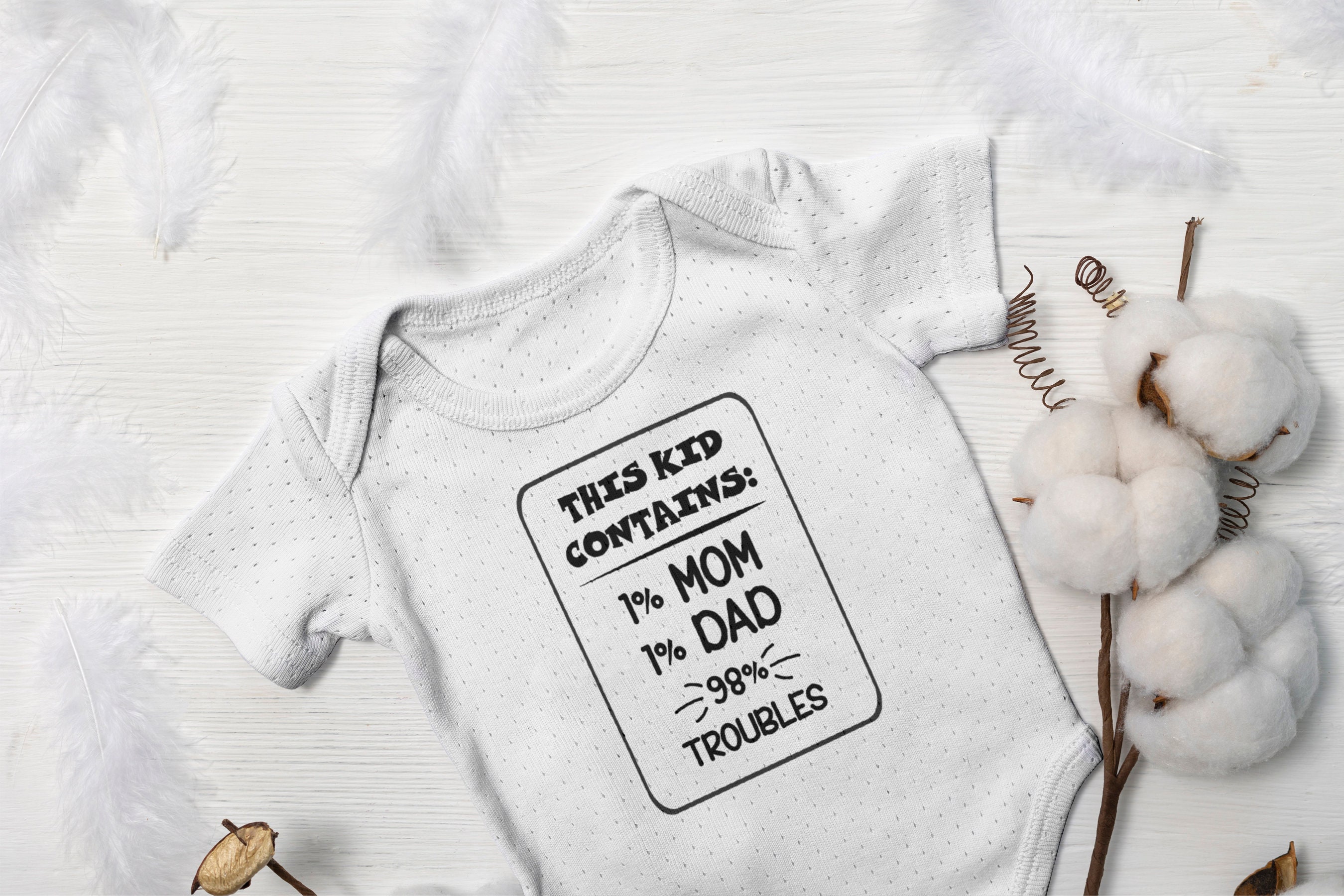 This Kid Contains SVG Cut File Funny Baby SVG Mini Boss Svg Newborn Svg ...