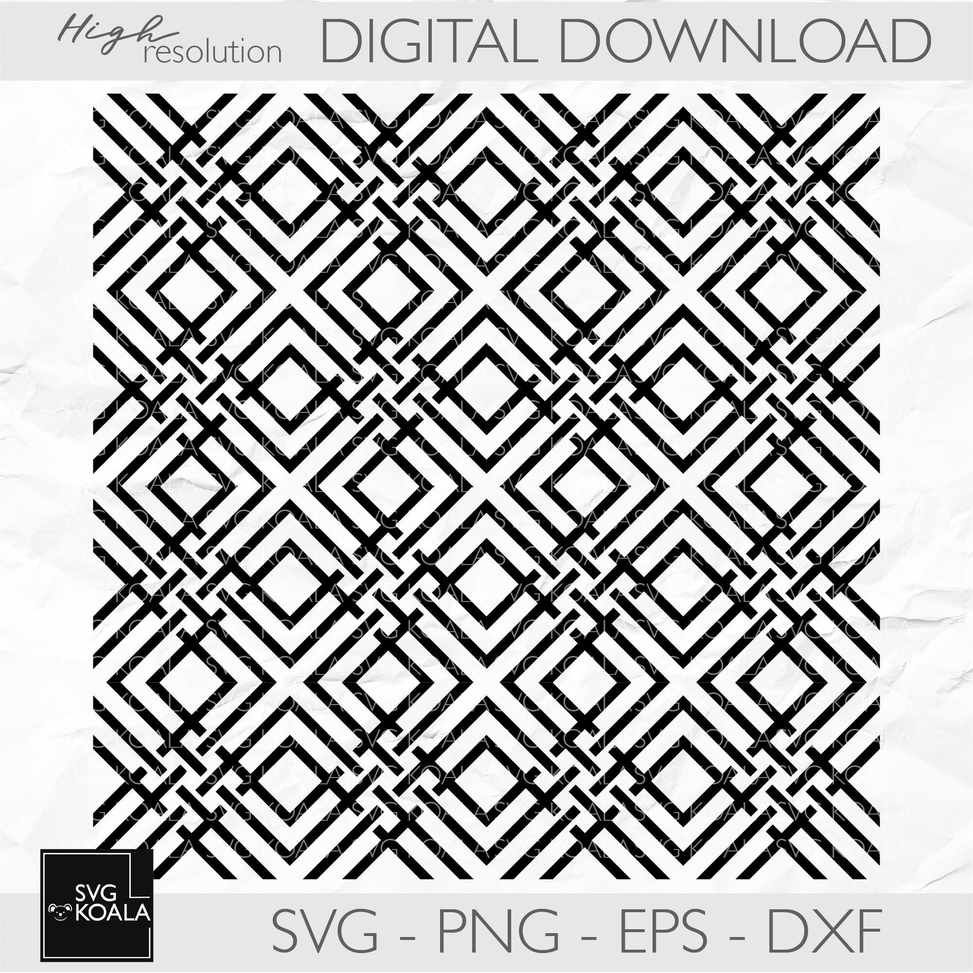 Seamless Geometric Pattern SVG Bundle | Celtic Style Pattern SVG ...
