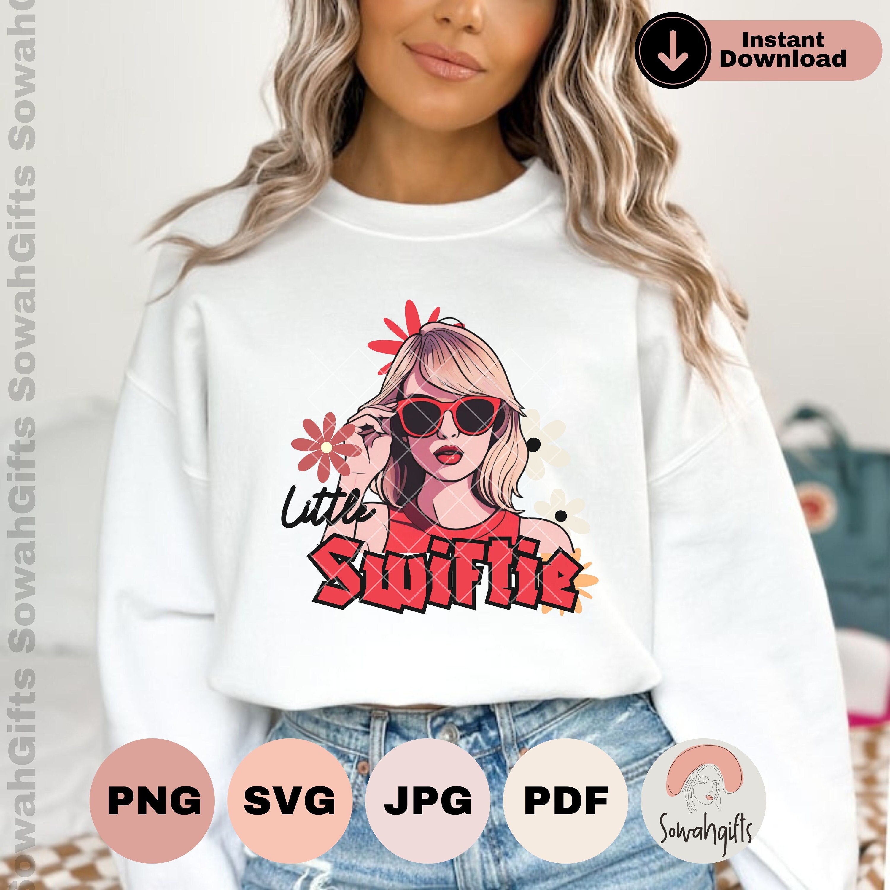 Swiftie Png, Taylor the Eras Tour Png, Taylor Swiftie Png, Flower ...