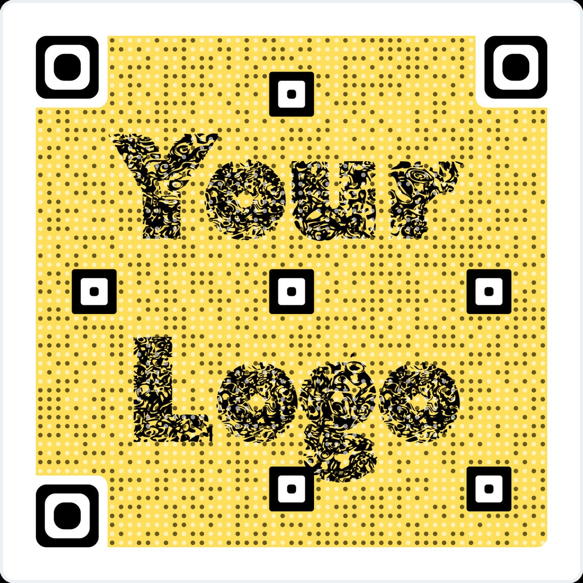 Custom QR Code With Your Logo, Digital QR Code Download, Personalized ...