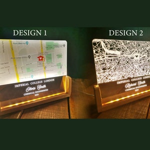 Personalized Graduation Map Print, Graduation Day Gift for Her & His ...