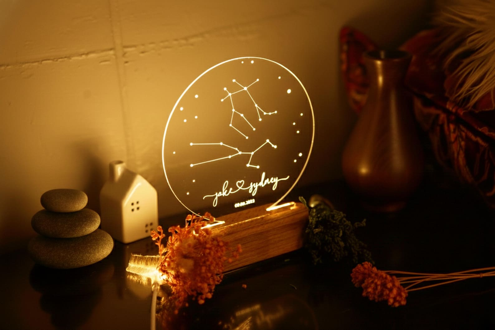 Zodiac Signs Night Light - Astrology Valentines Day Gift - Zodiac Gifts ...