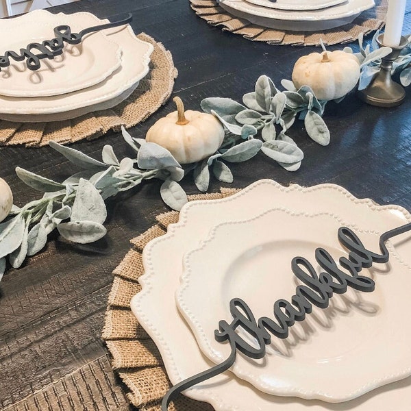 Autumn Place Cards - Etsy