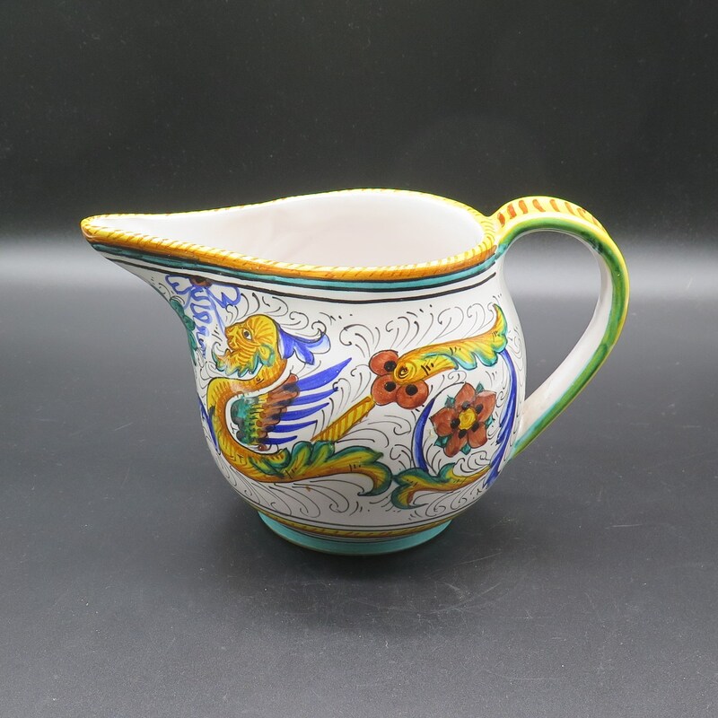 Italy Pitcher Vintage Ceramic - Etsy