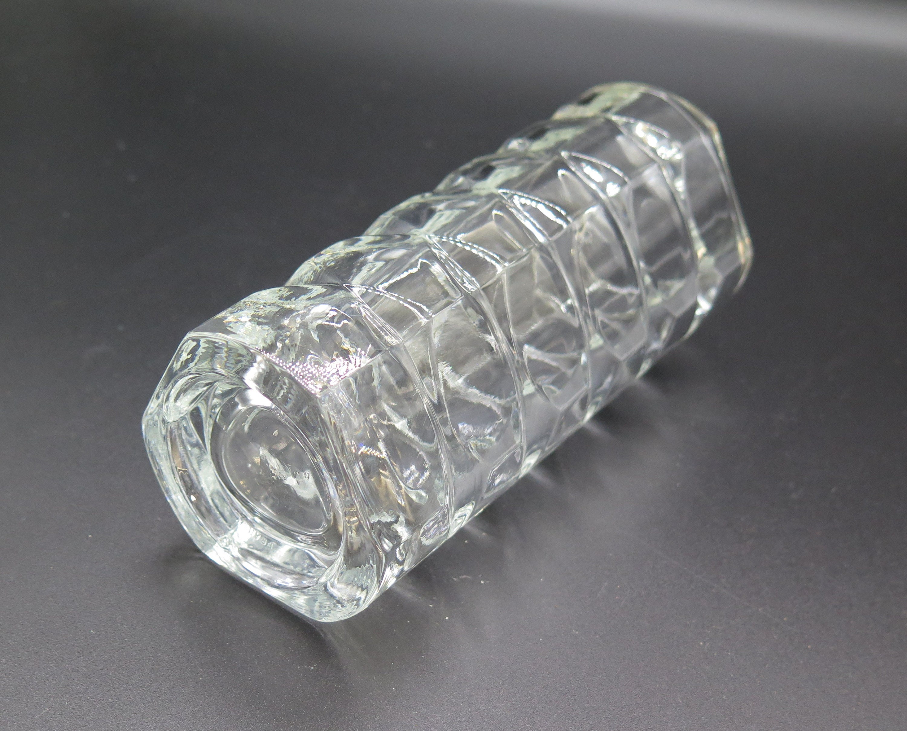Vintage Crystal Glass Vase by Luminarc France a Windsor J G - Etsy
