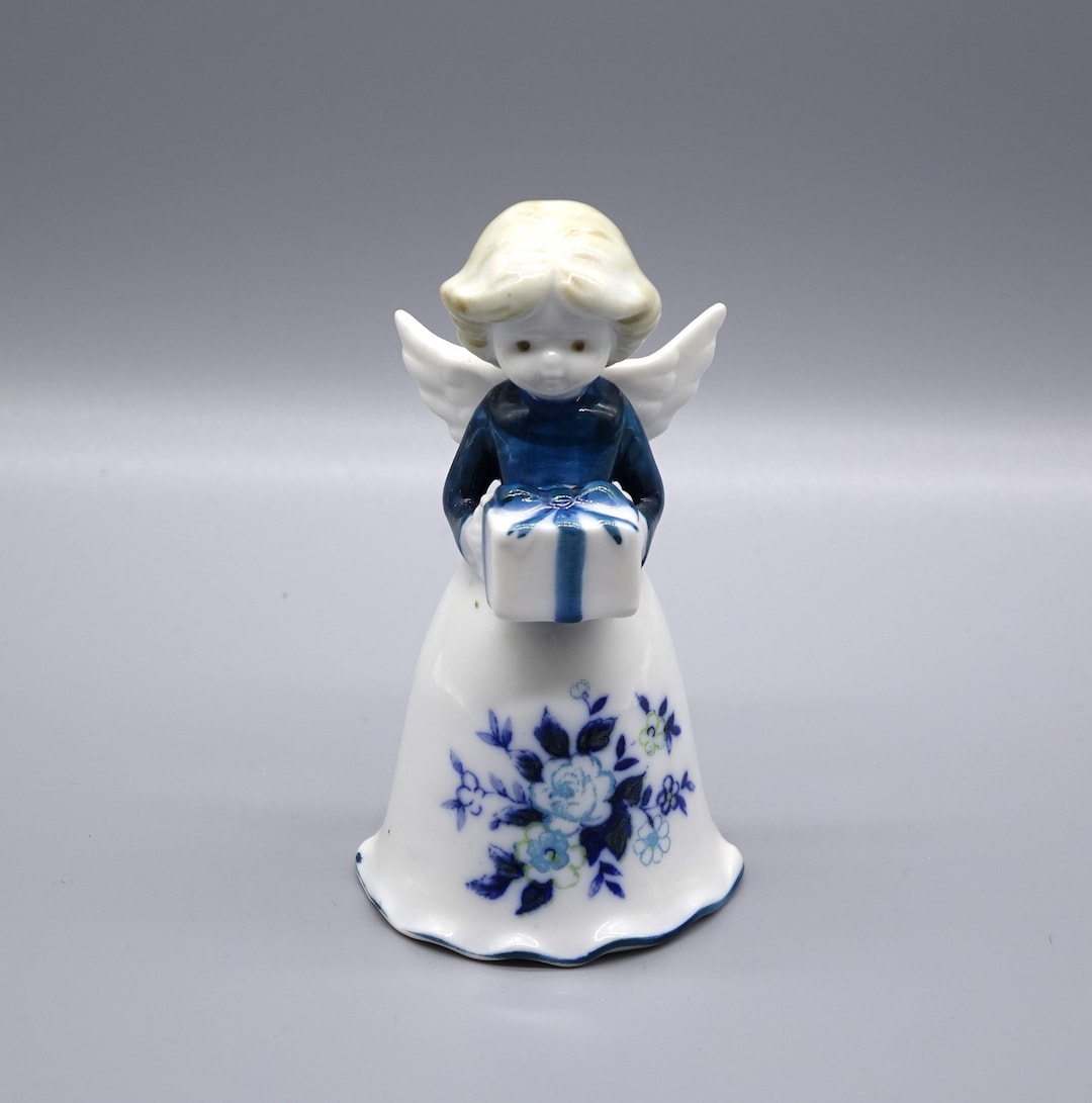 Vintage ANGEL Girl Ceramic Bell. Beautiful Ceramic Bell That Fits Both ...