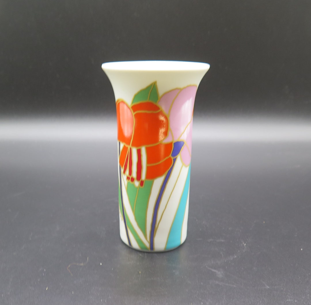 Vintage Porcelain Flower Vase by ROSENTHAL Design by WOLFGANG BAUER ...
