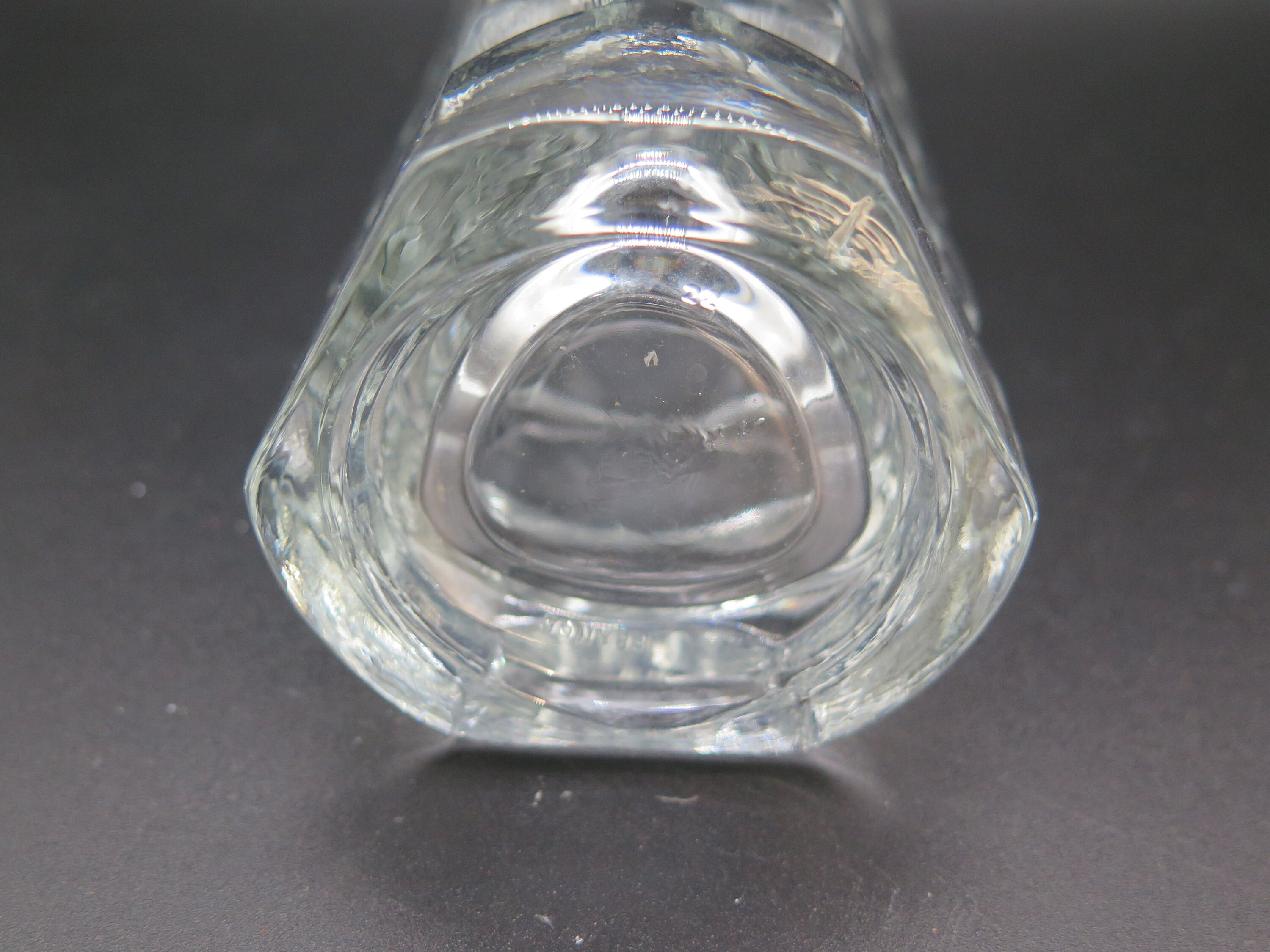 Vintage Crystal Glass Vase by Luminarc France a Windsor J G - Etsy