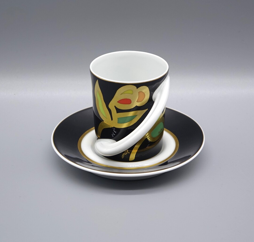 Vintage Espresso Cup and Saucer by ROSENTHAL STUDIO-LINE the - Etsy