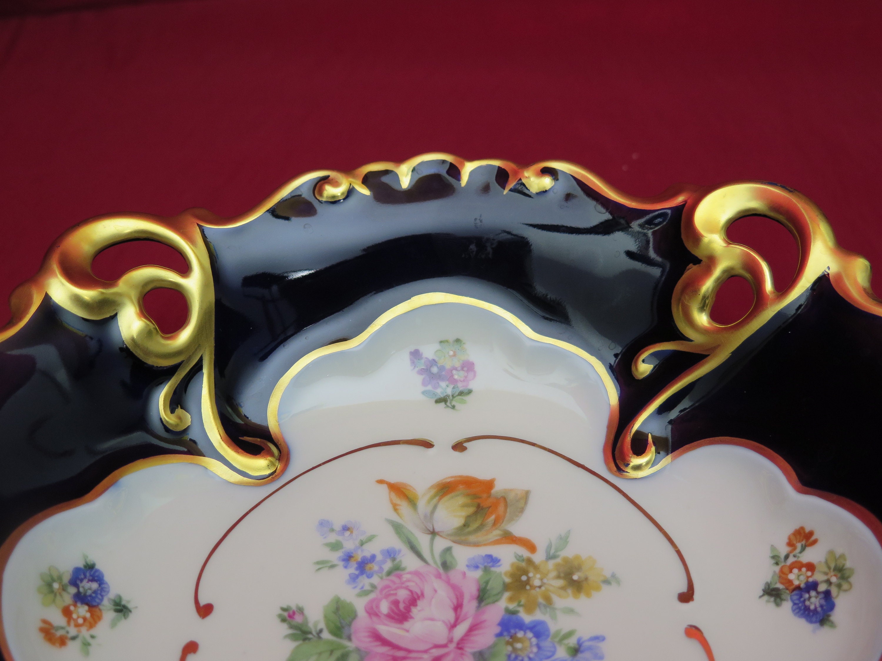 Vintage GERMAN JLMENAU HENNEBORG Plate / Bowl. Plate Made in Germany ...