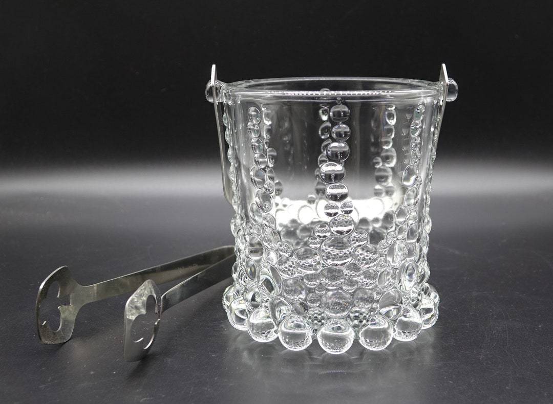 Vintage Waltherglas Glass Ice Bucket From the Bolero Series. Clear ...