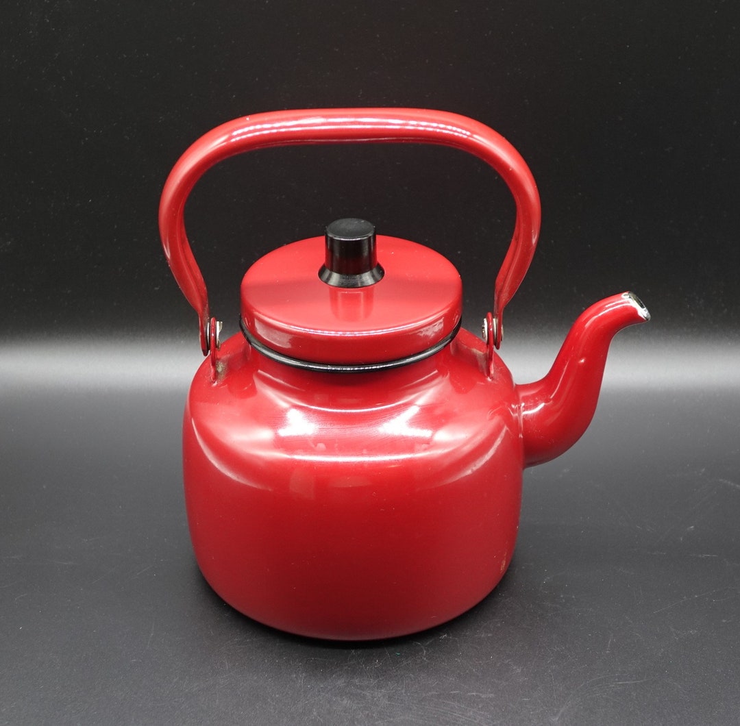 Vintage RED Coffee Pot by KOCKUM SWEDEN. the Red Pot No 340 With 2 ...
