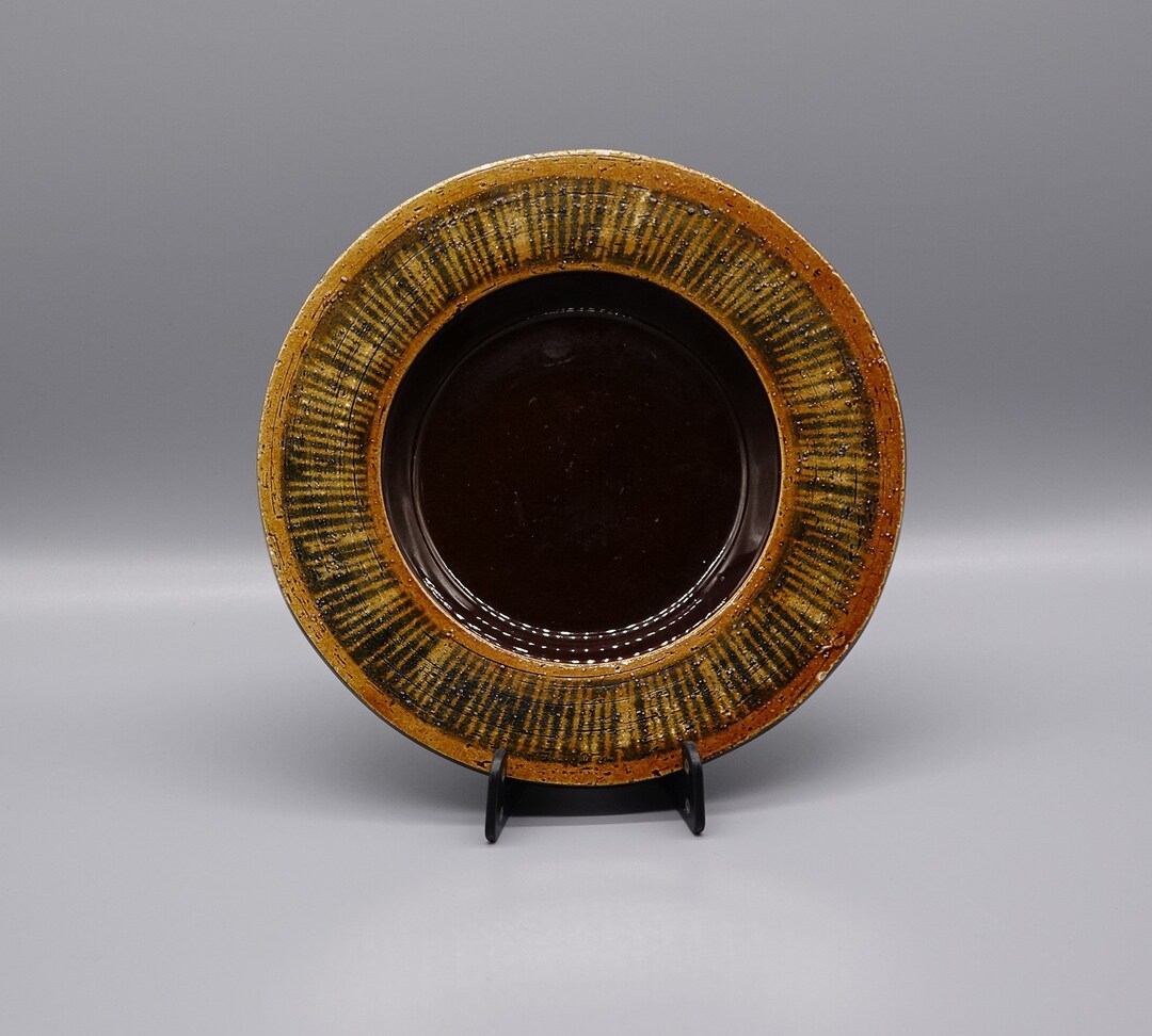 Vintage Ceramic Plate by GABRIEL KERAMIK / Gabriel Ceramis. - Etsy