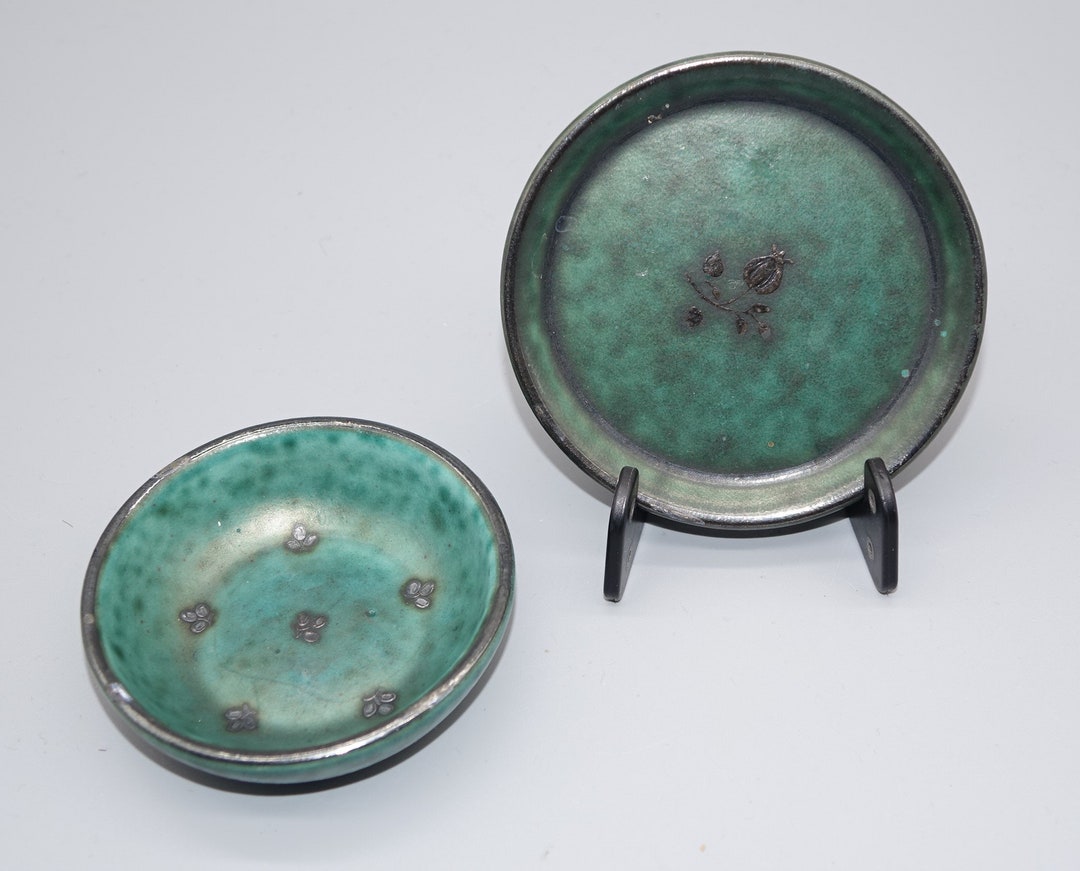 Set of 2 Vintage WILLIAM KÅGE / William Kage ARGENTA Mini Ceramics by ...