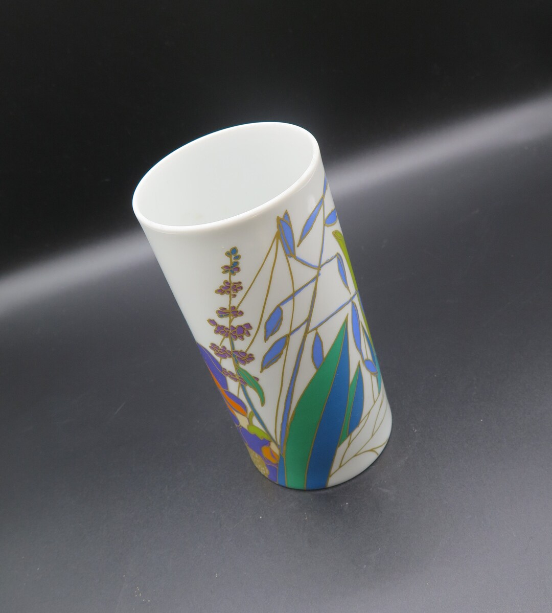 Vintage Porcelain Flower Vase by ROSENTHAL Design by WOLFGANG BAUER ...