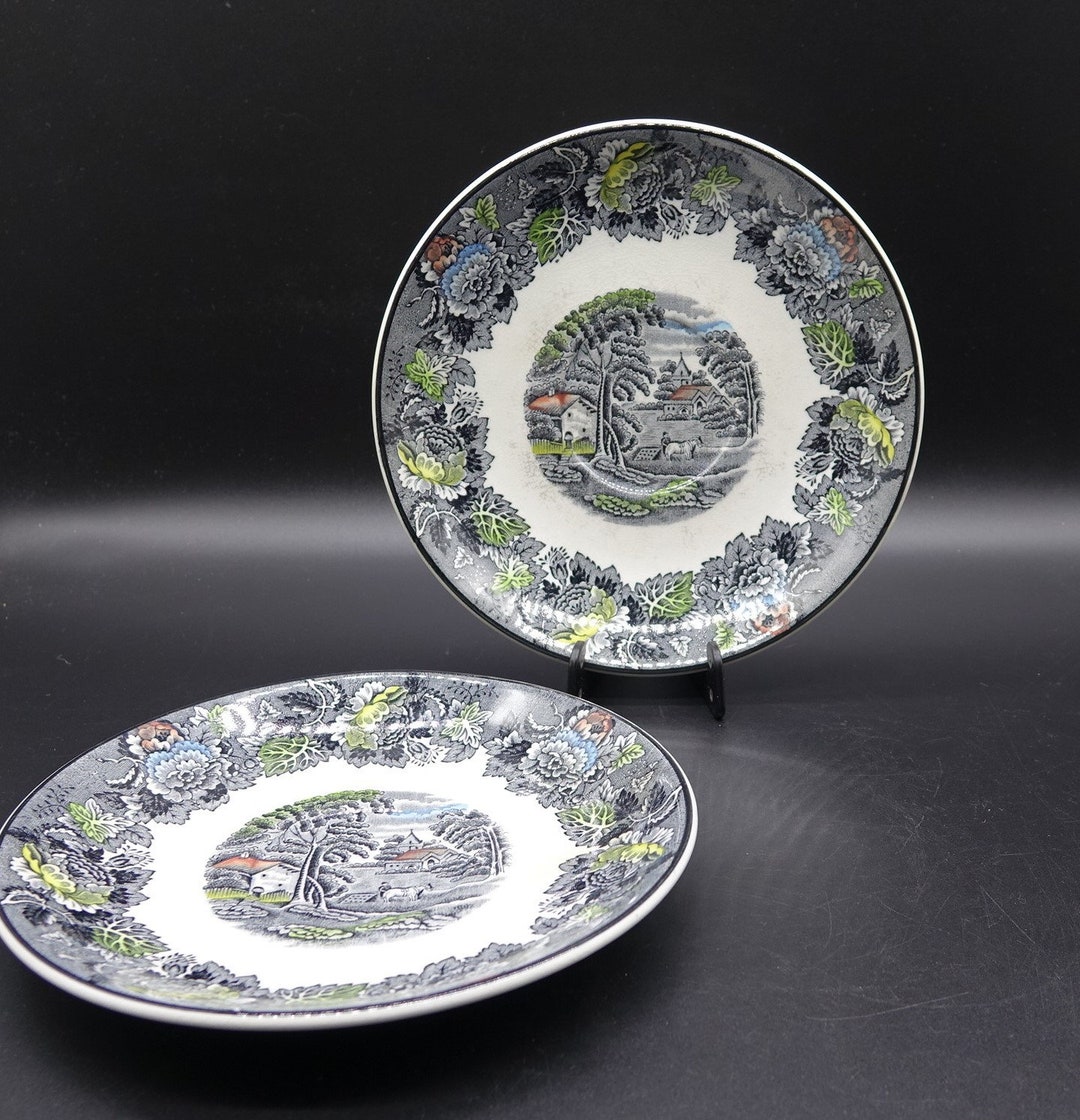 RARE! Antique / Vintage ENOCH WOODS English Scenery Woods Ware, Wood ...