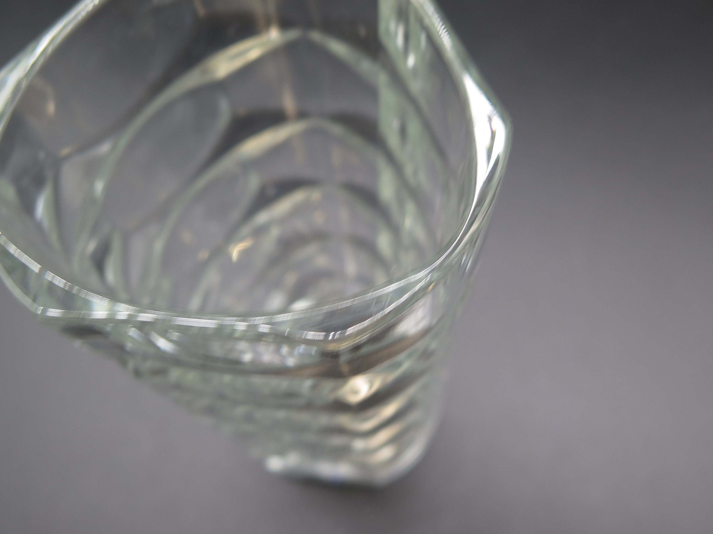 Vintage Crystal Glass Vase by Luminarc France a Windsor J G - Etsy