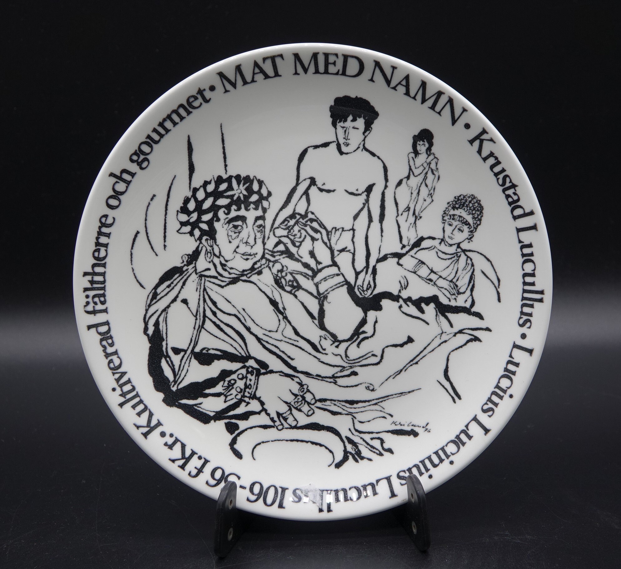 Vintage Commemorative Collector's Plate by GUSTAVSBERGS - Etsy
