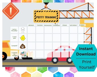 Potty Training Sticker Cars - Etsy