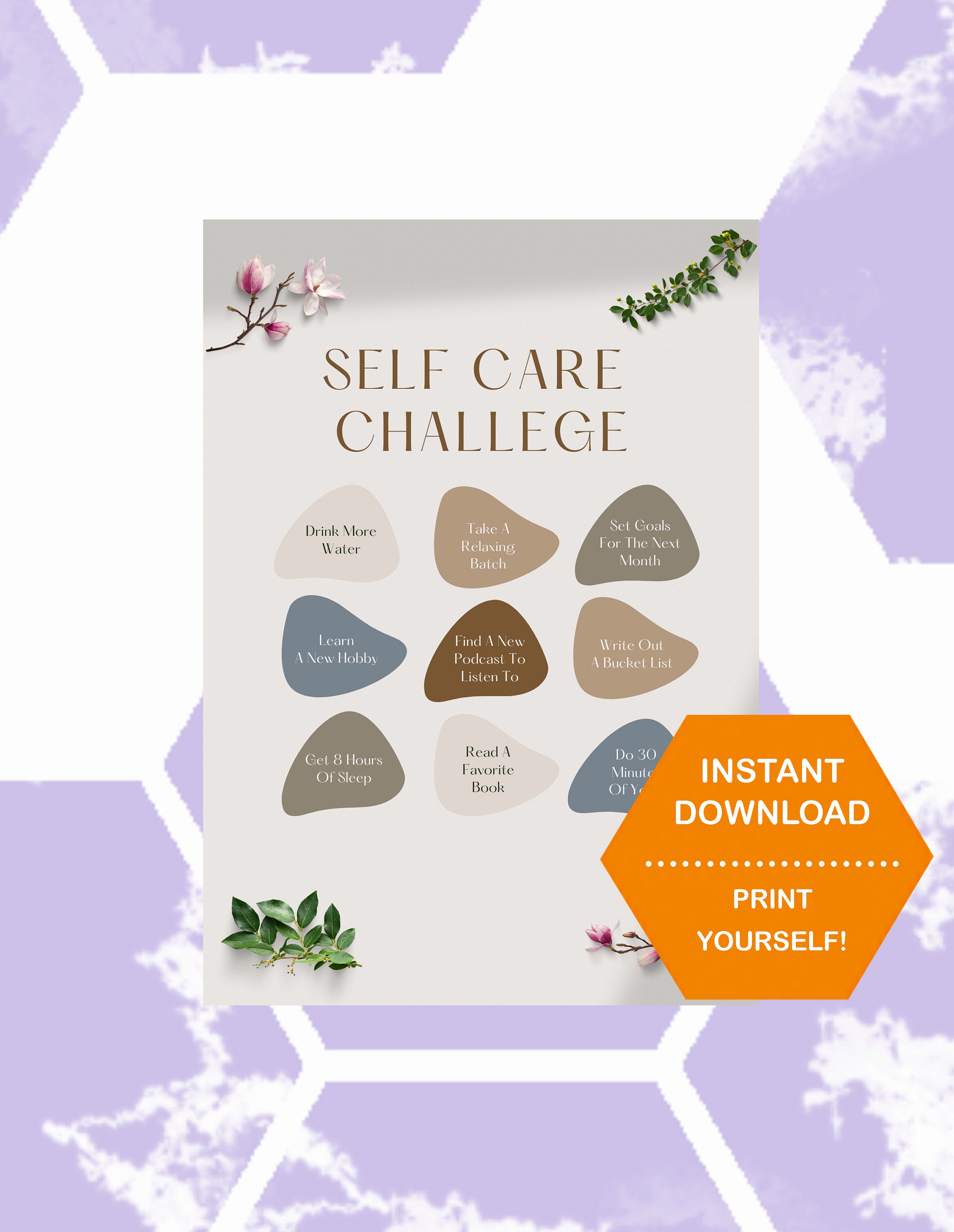 30 Days Self Care Challenge, Self Journaling, Mood Boosters, Self Care ...