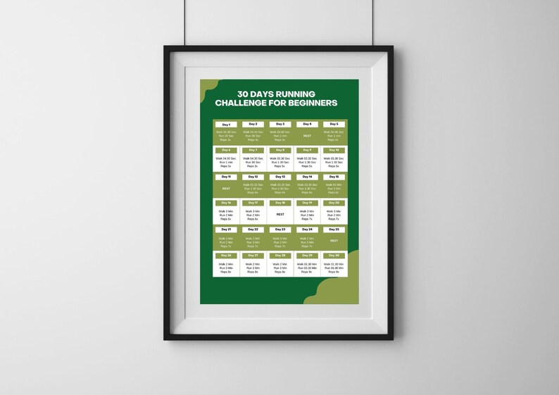 30 Days Running Challenge for Beginners, Step by Step Guide to Take the ...