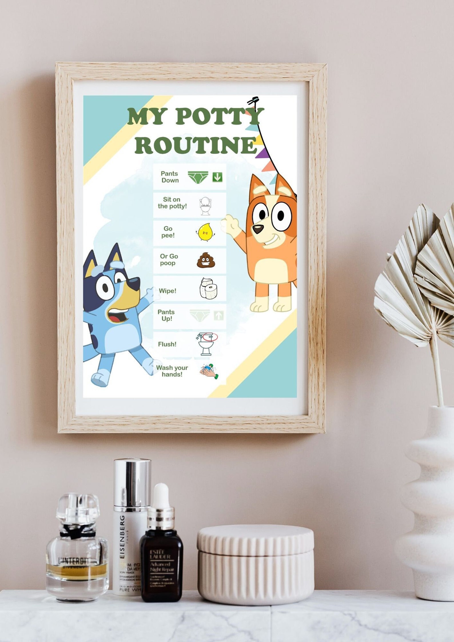 Fun, Play Full Potty Training Guide Chart, Dog Design to Help Encourage ...