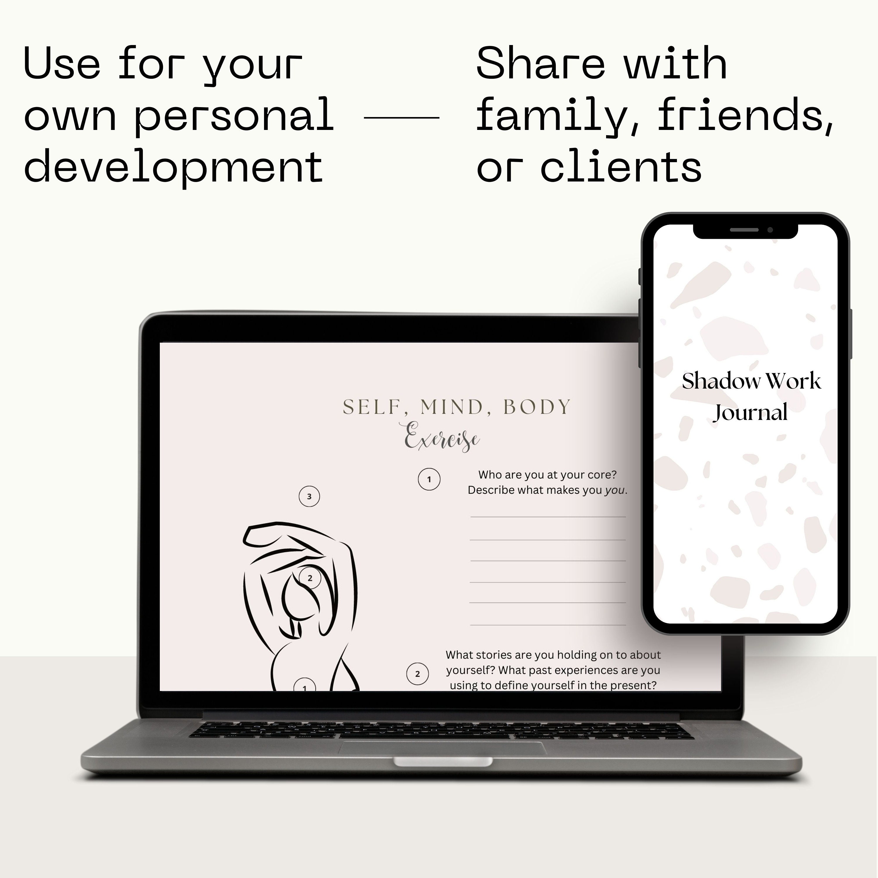 Editable Shadow Work Journal, Digital Canva Inner Child Healing ...