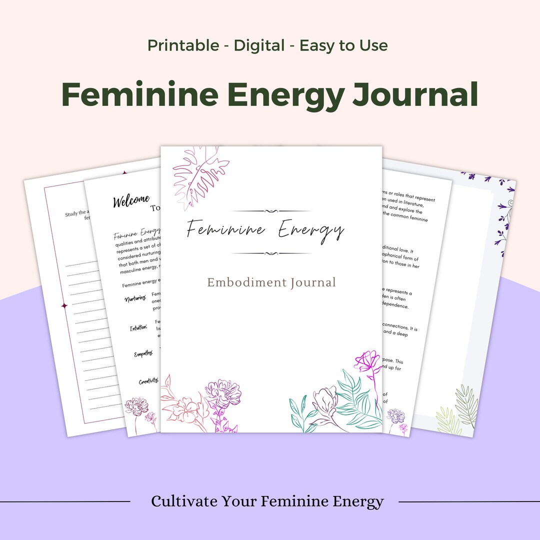 Feminine Energy Journal, Divine Feminine Embodiment, Female Archetype ...