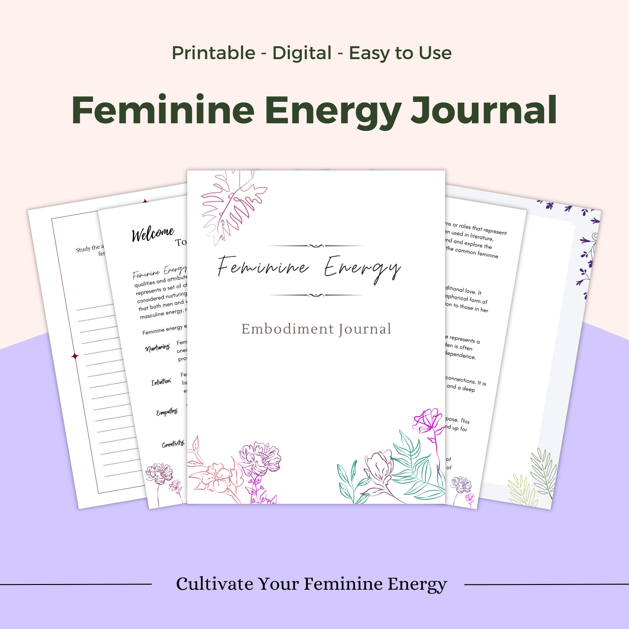 Feminine Energy Journal, Divine Feminine Embodiment, Female Archetype ...