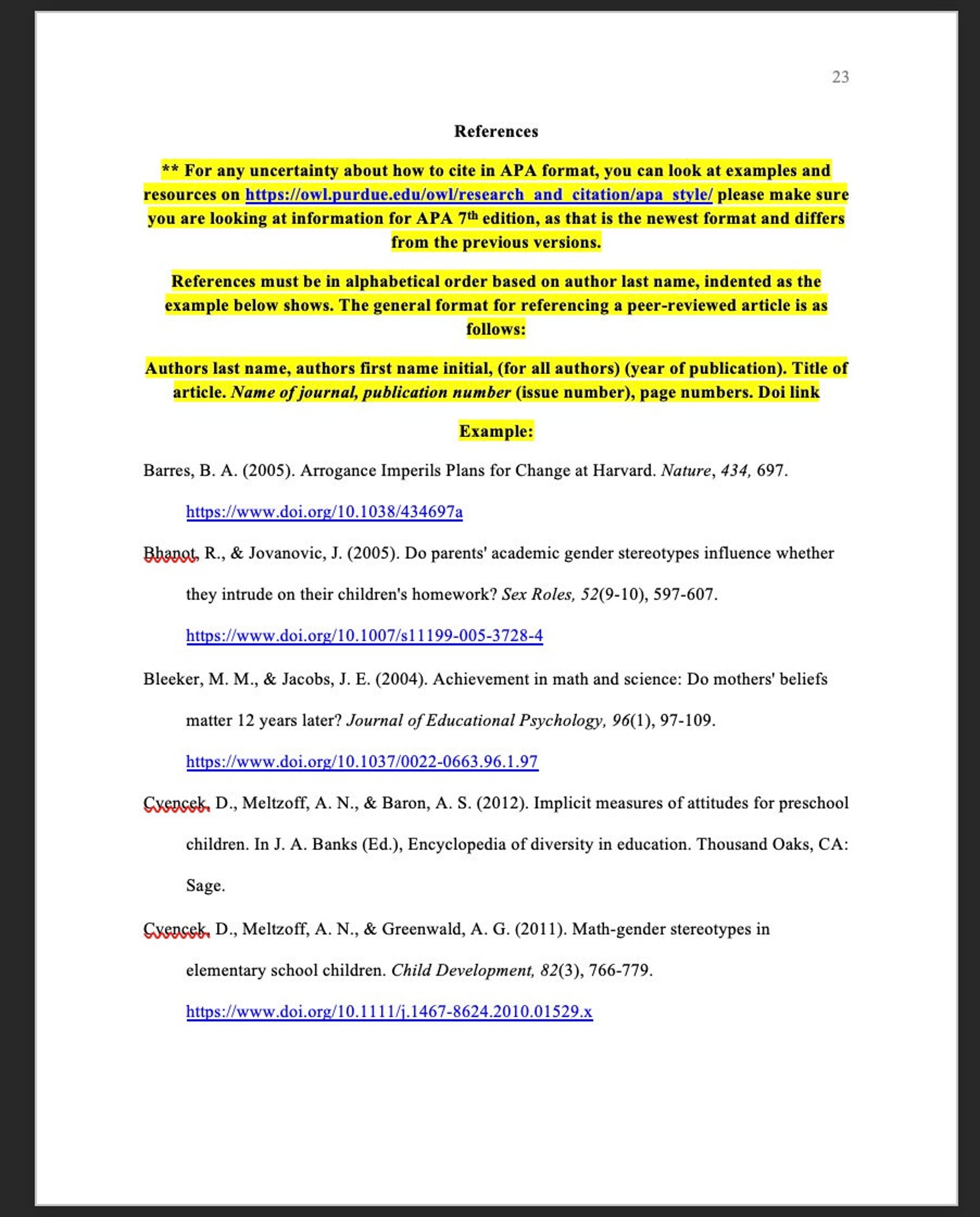 Apa 7th Edition Sample Student Thesis Paper Template, Graduate School
