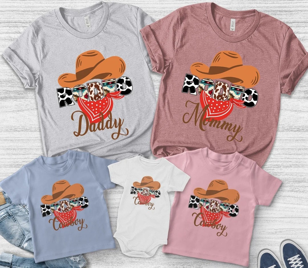 Family Matching Rodeo Shirts Rodeo Matching Shirts Family - Etsy