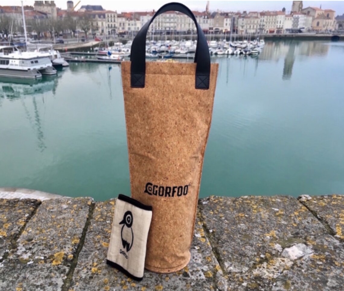 Wine Bag Carrier, Cork Wine Carrier, Wine Bag, Wine Bottle Bag ...
