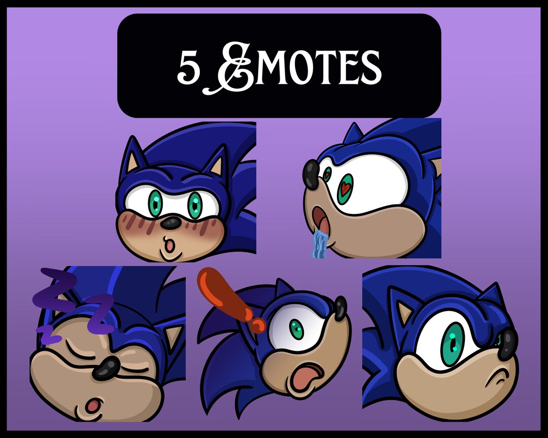 Sonic Emote Pack 2 - Etsy