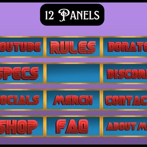 Sonic Twitch Streamer Pack - Etsy