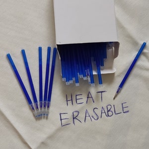 Heat Erasable Pen Refills - Sashiko Embroidery Fabric Markers - Etsy