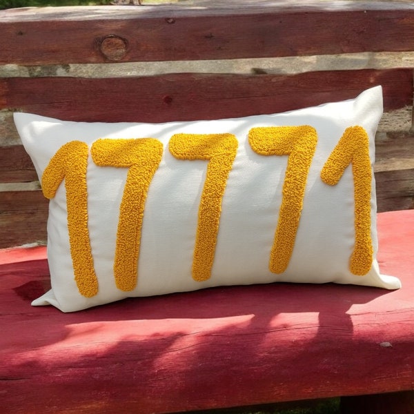 Number Pillow - Etsy