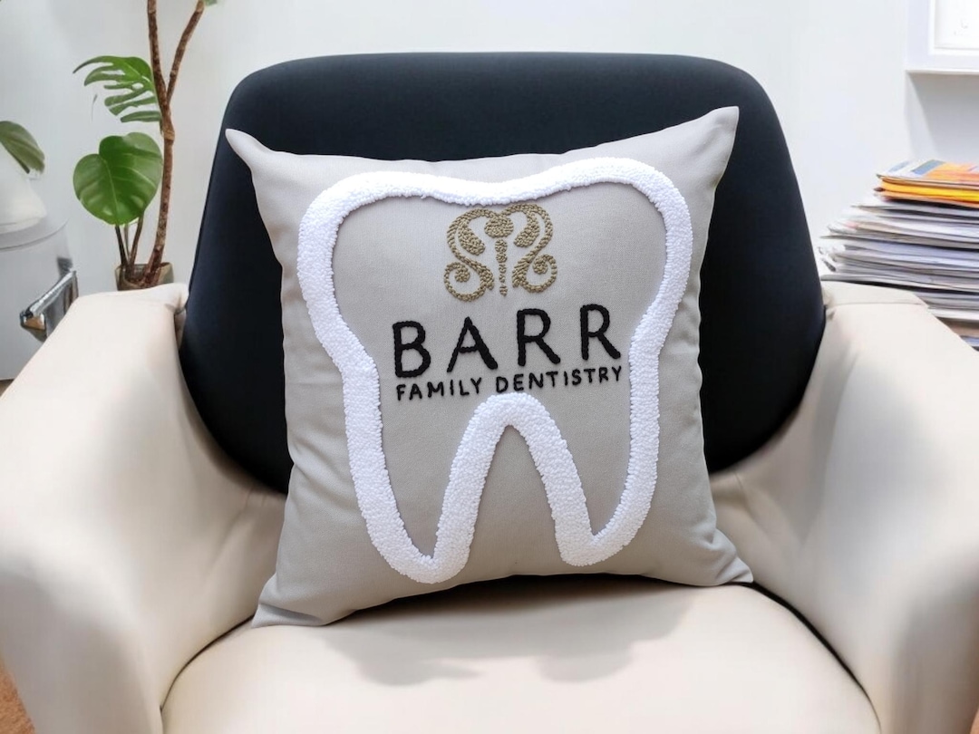 Company Pillow, Custom Pillow Cases,your Logo Punch Needle Pillow, Logo ...