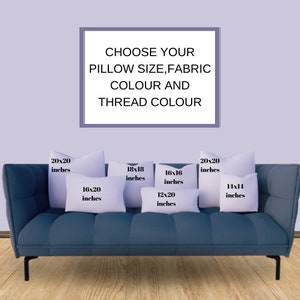 İnitial Punch Pillow, Personalized Letter Written Pillow, Custom Pillow ...