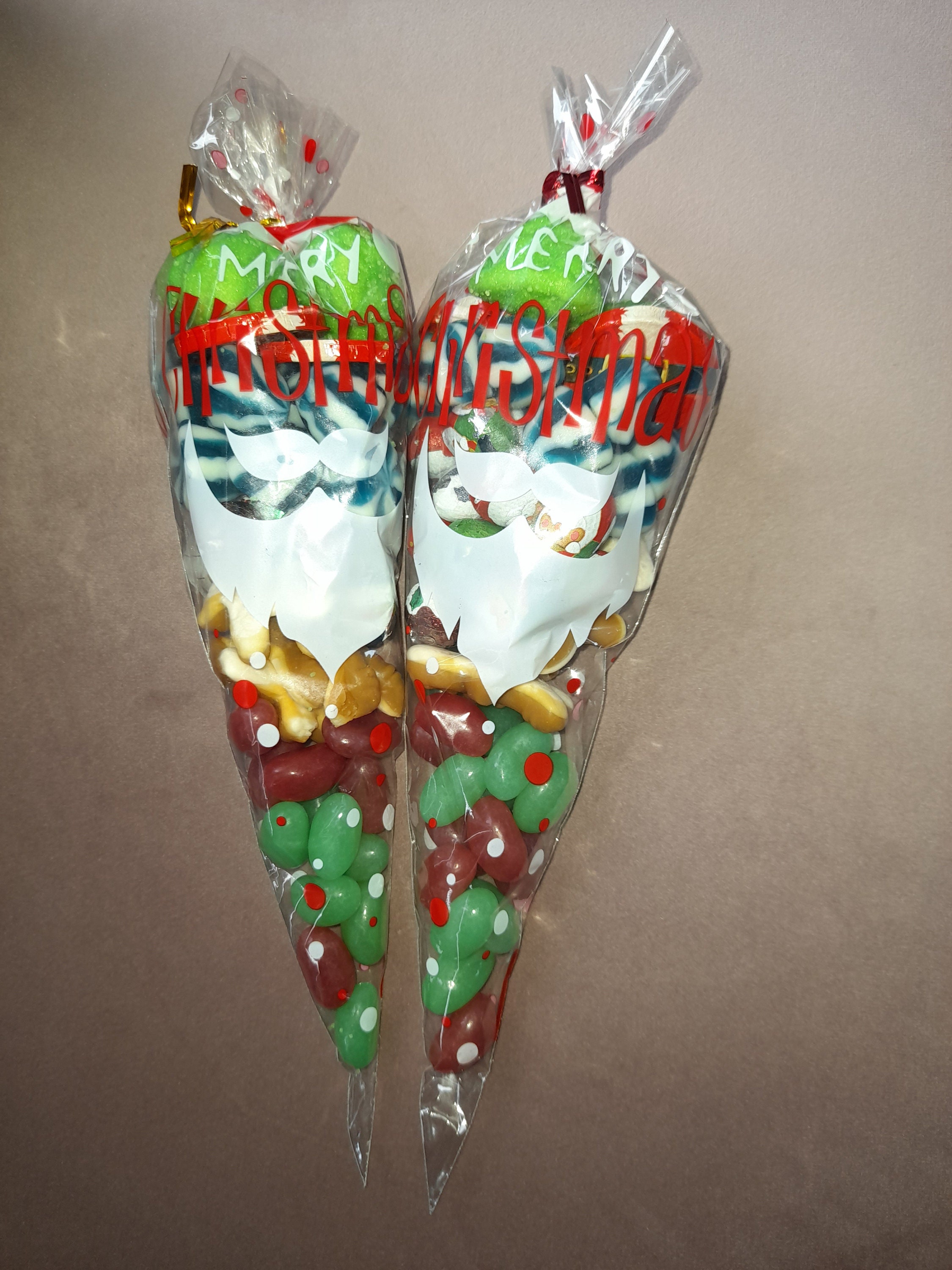Santa Xmas Sweet Cones - Etsy