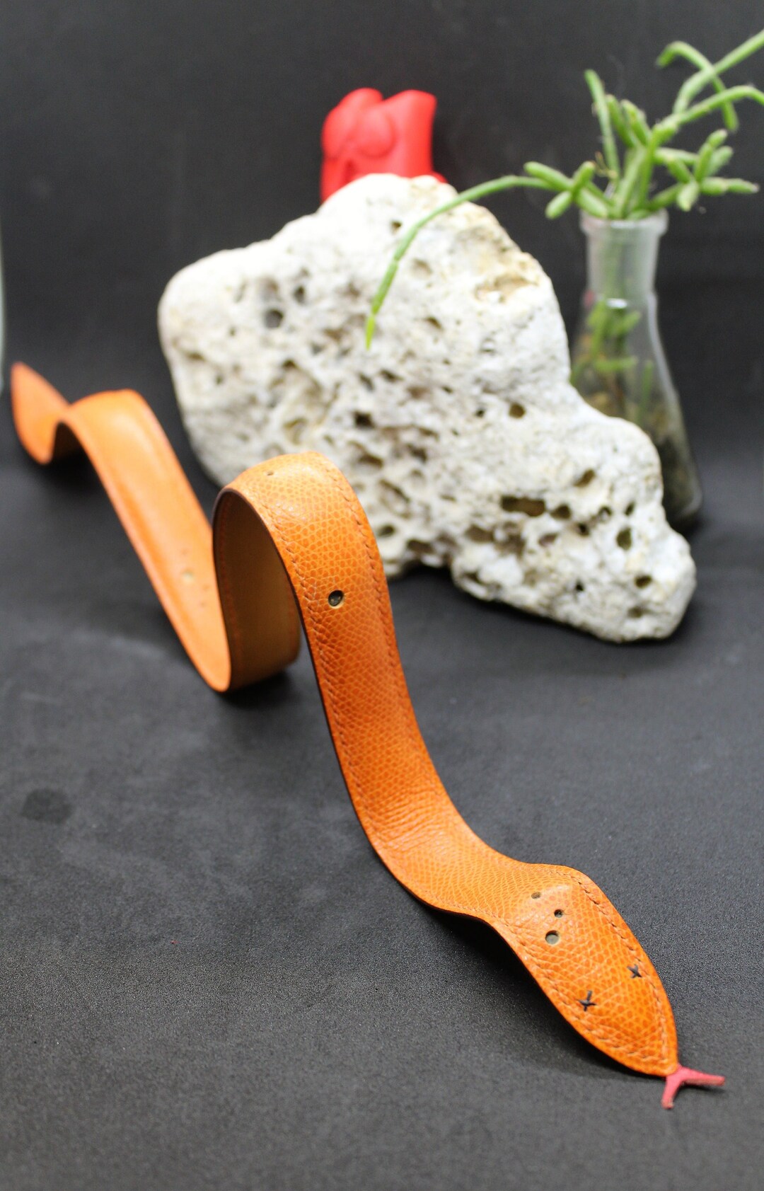 Decorative Leather Snake - Etsy