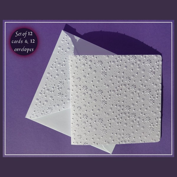 Embossed Cards - Etsy